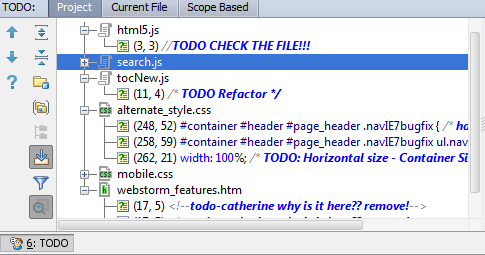 Managing TODO comments in your code | The WebIDE Blog