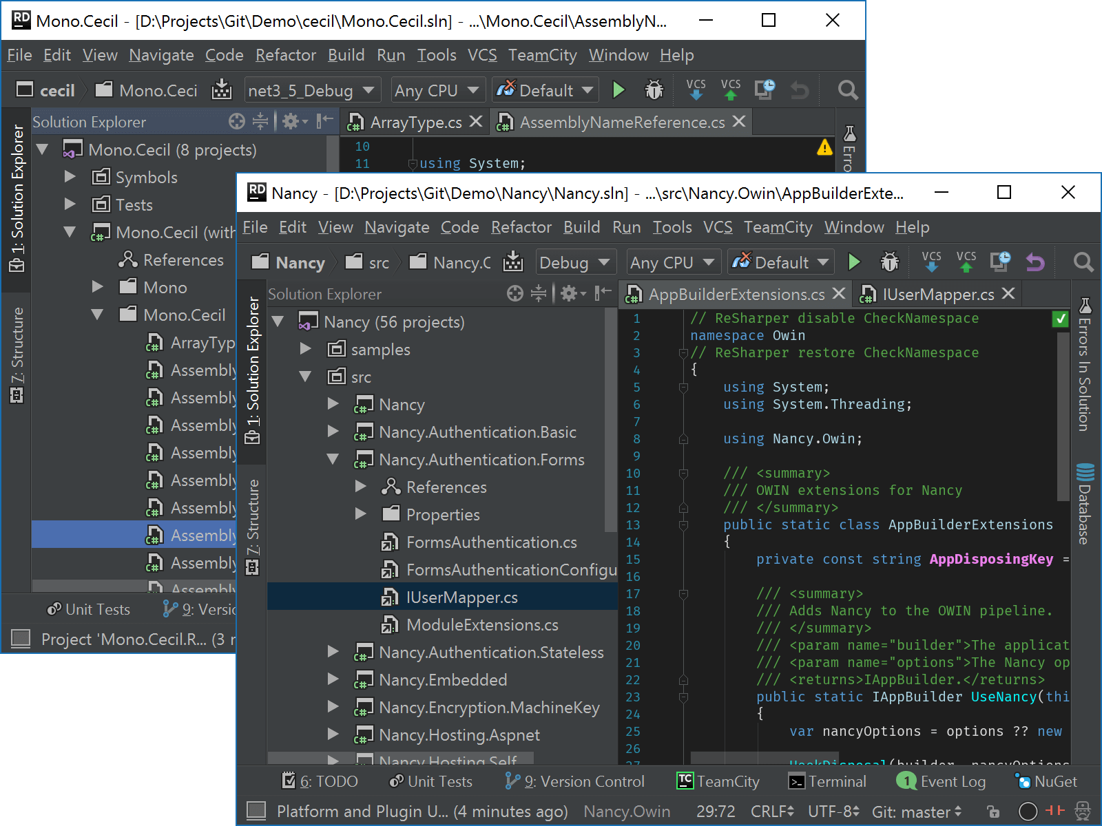 Working With Multiple Solutions In Rider The NET Tools Blog