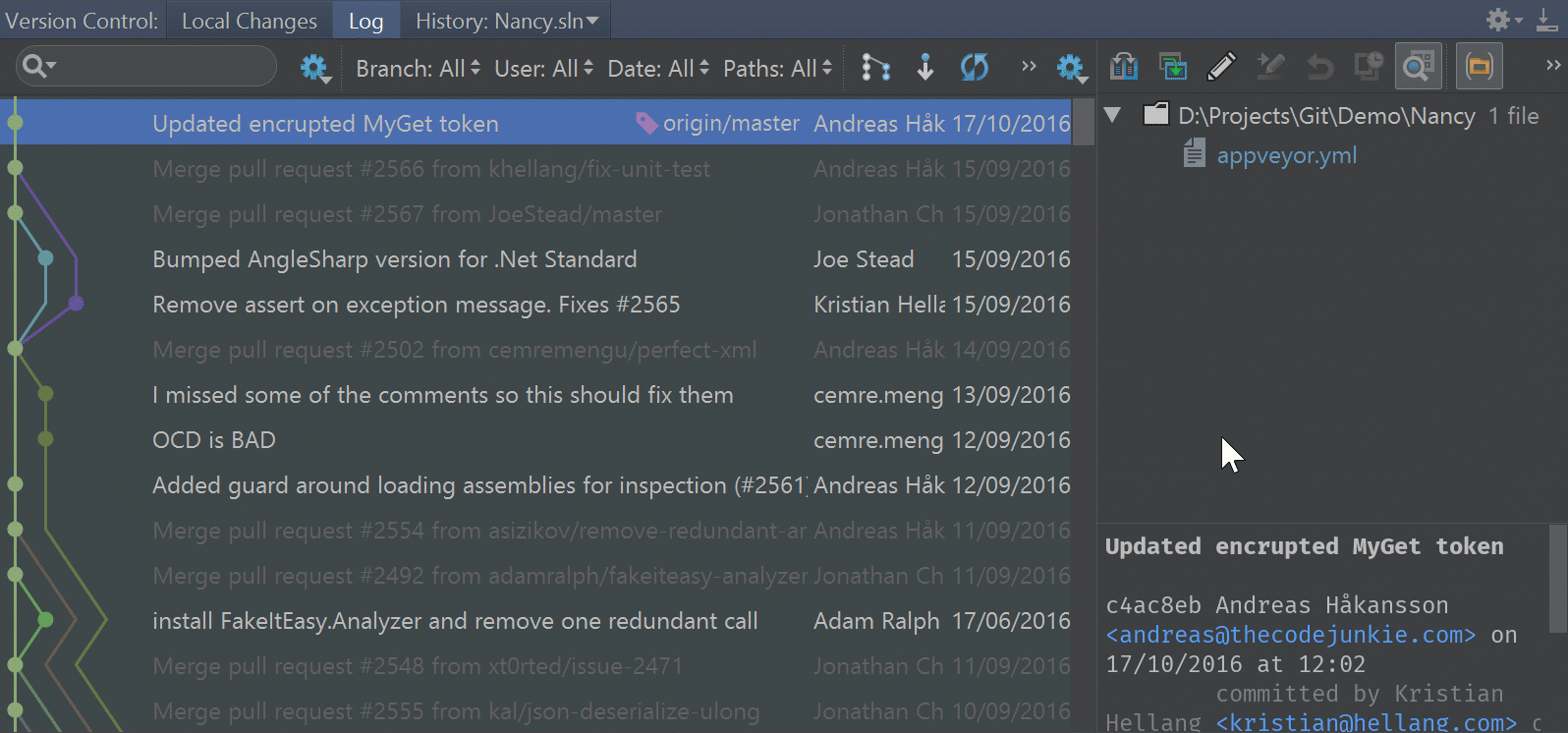 Rider EAP update: Version control and database editor improvements ... Rider EAP update: Version control and database editor improvements ...