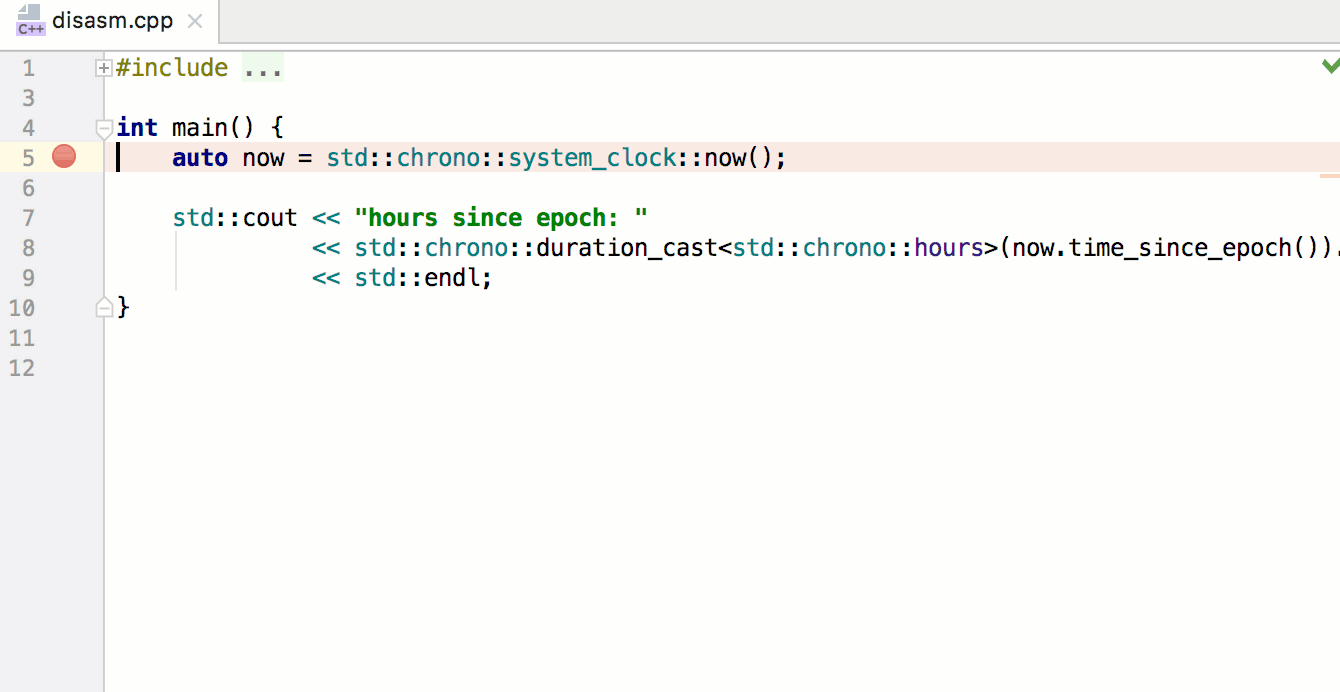 Clion 2017 1 Released C 14 C 17 Pch Disassembly View Catch Msvc