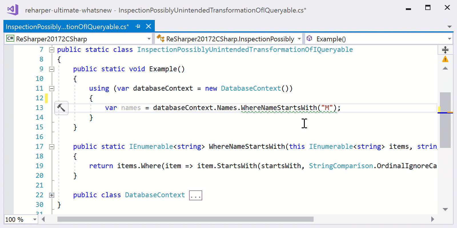 IEnumerable inspections and quick-fixes in ReSharper and Rider | The ...