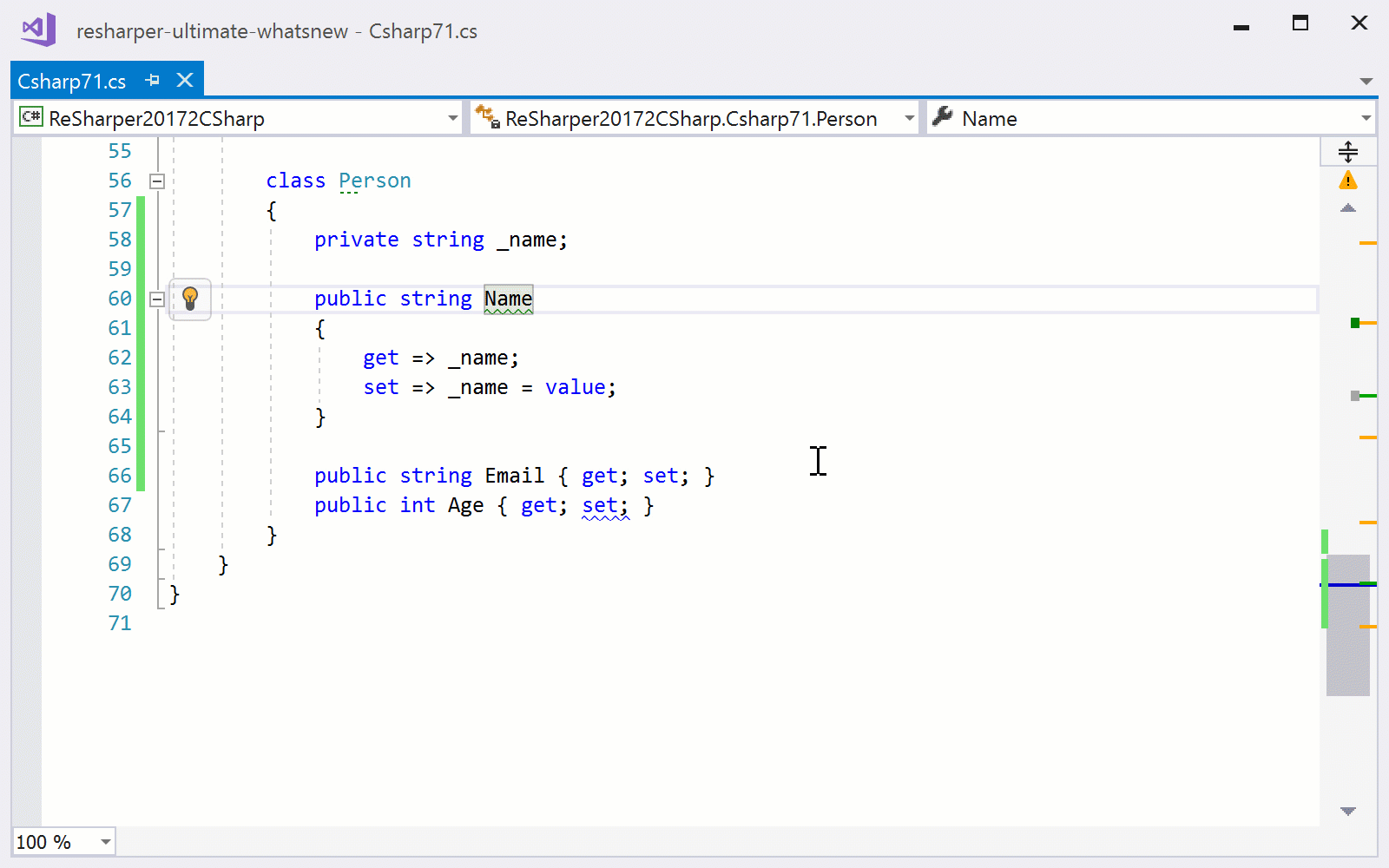 C# 7.0 and 7.1 support in ReSharper - How this affects other ReSharper features | The .NET Tools ...