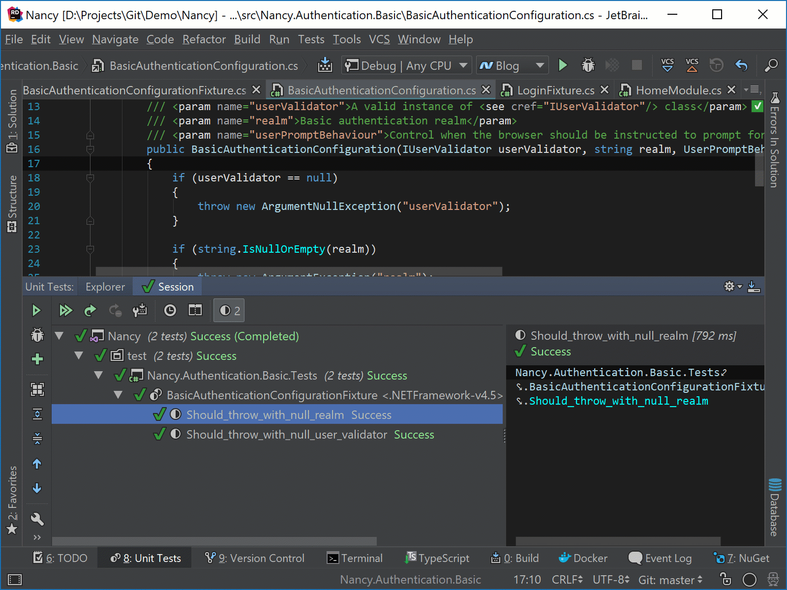 Unit testing improvements in Rider 2017.3 | The .NET Tools Blog