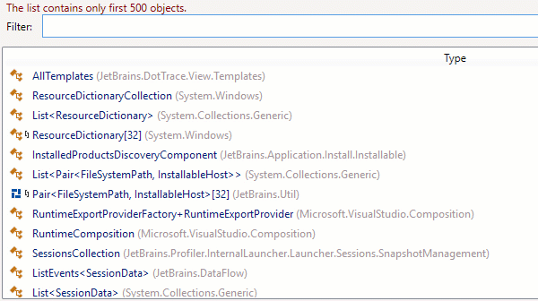 Improved Object Search In Dotmemory The Net Tools Blog 9497