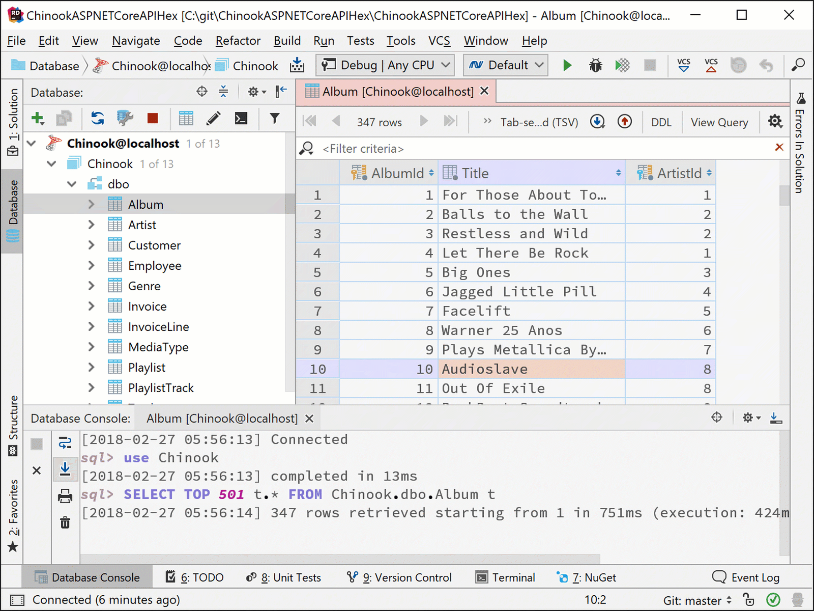 Working with Data in Rider | The .NET Tools Blog