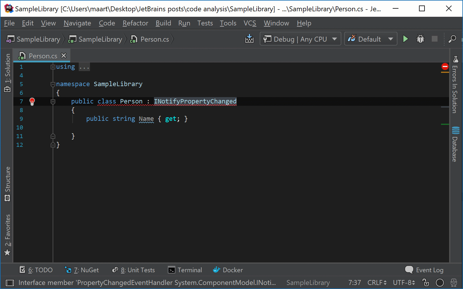 Learning best practices and language features using Rider code inspections | The .NET Tools Blog