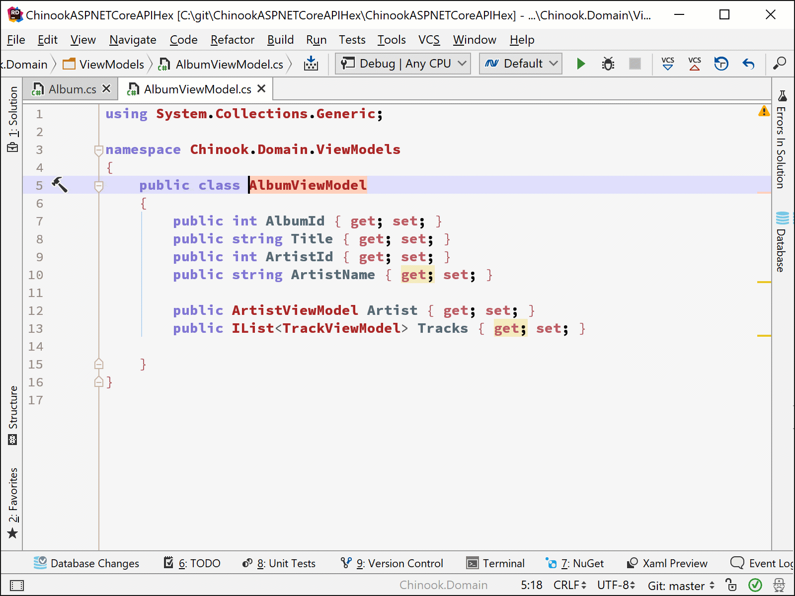 Navigation Improvements In Rider 20181 Eap The Net Tools Blog