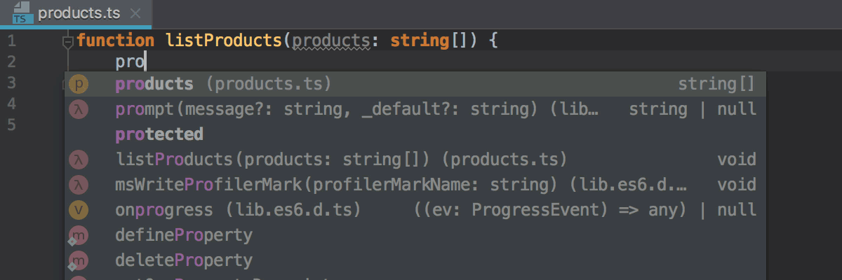 WebStorm 2018.2: Extract React component, integration with 'ng add ...