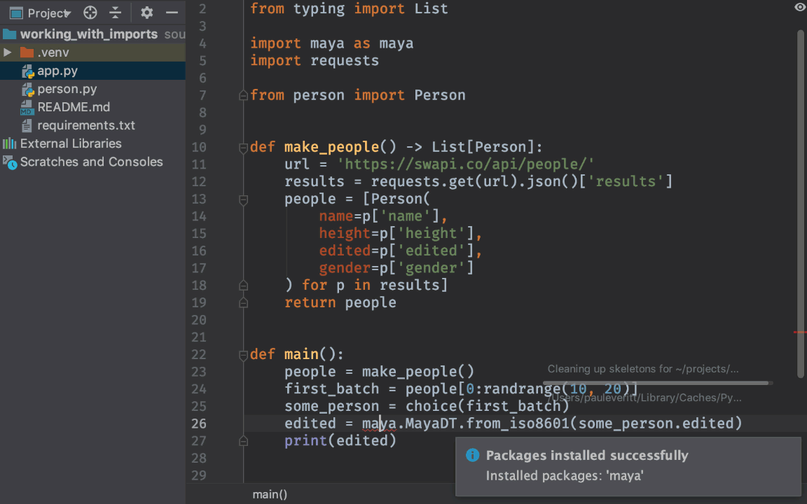 Let PyCharm Do Your Import Janitorial Work | The PyCharm Blog