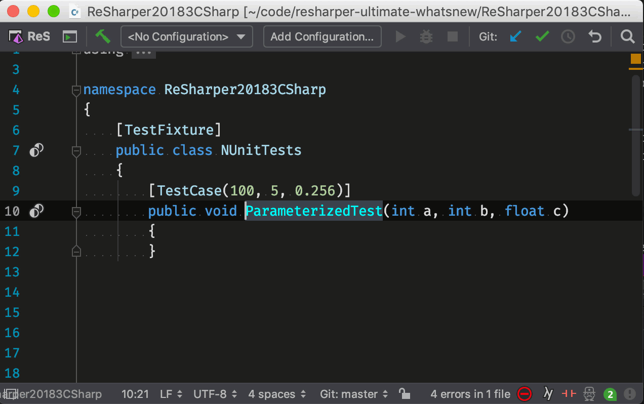 Unit Testing Receives Major Updates in ReSharper and Rider 2018.3 EAP ...