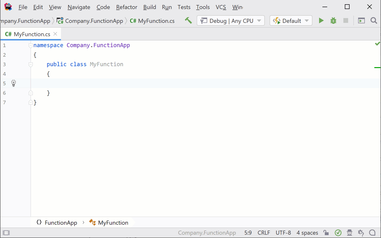 Cloud Shell Web Preview Debug Individual Azure Functions Explore Arm Azure Toolkit For Rider