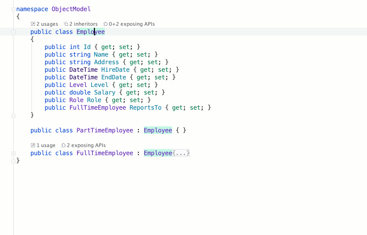 Create a robust OO model in .NET with Rider | The .NET Tools Blog