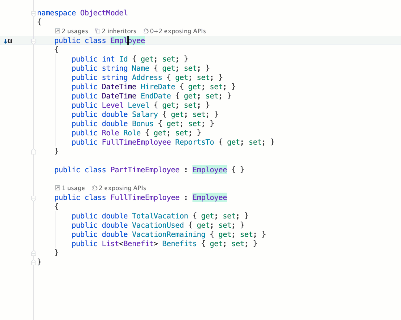Create a robust OO model in .NET with Rider | The .NET Tools Blog