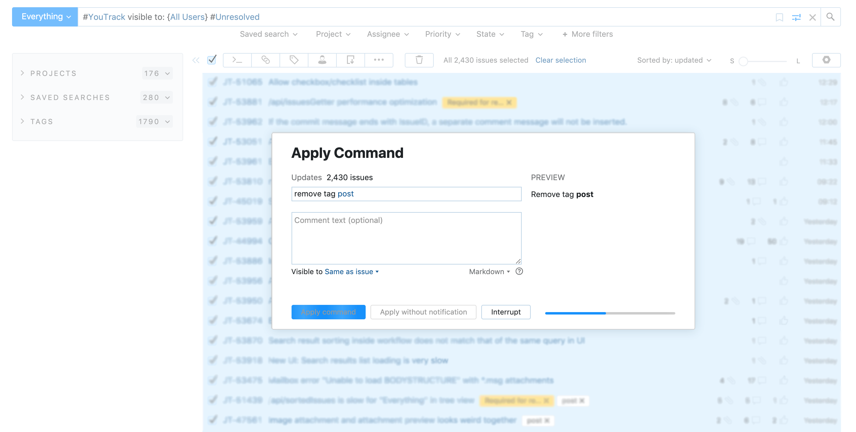 Issues List Improvements The YouTrack Blog