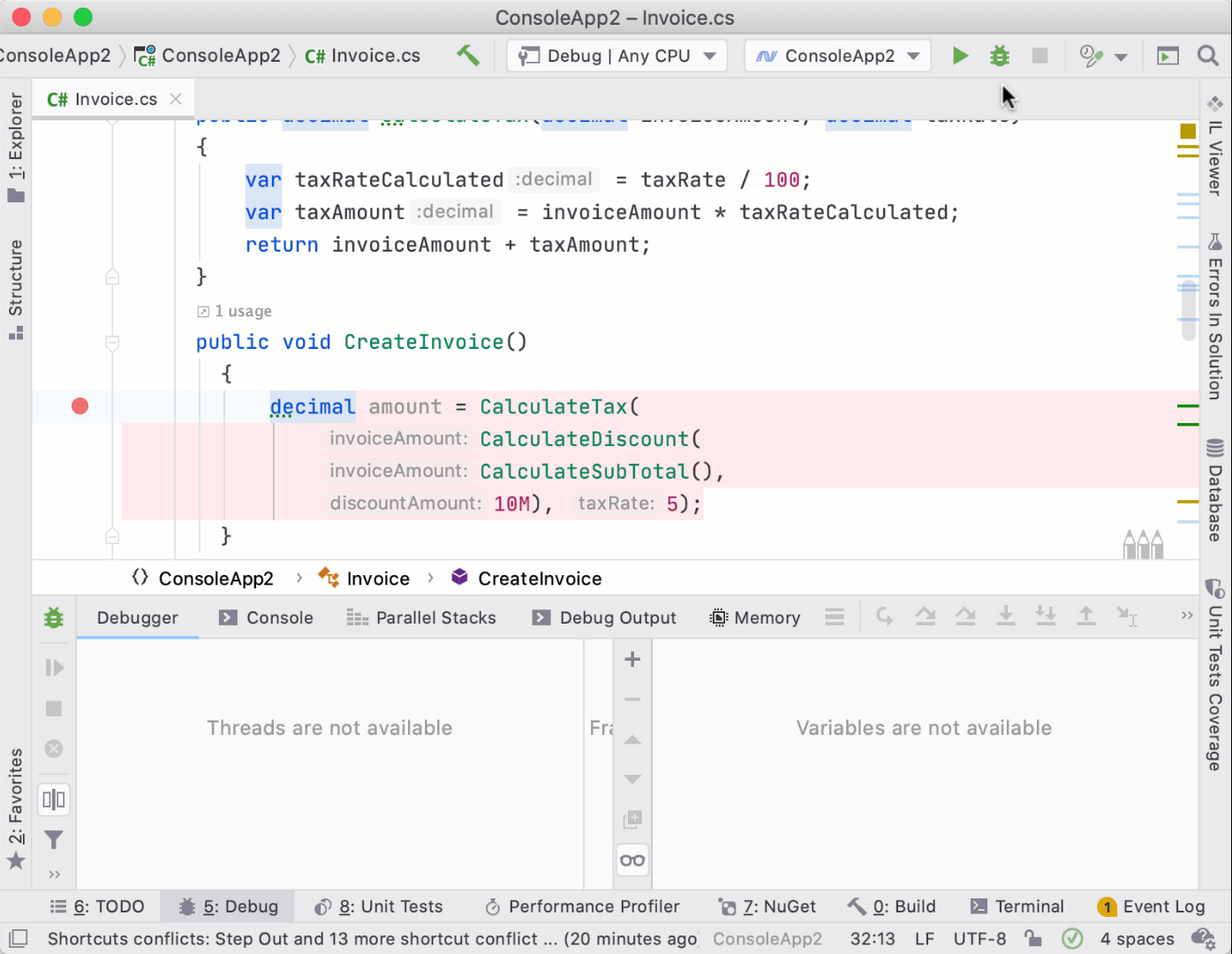 Smart Step Into Enabled by Default and More Debugger Updates in Rider ...