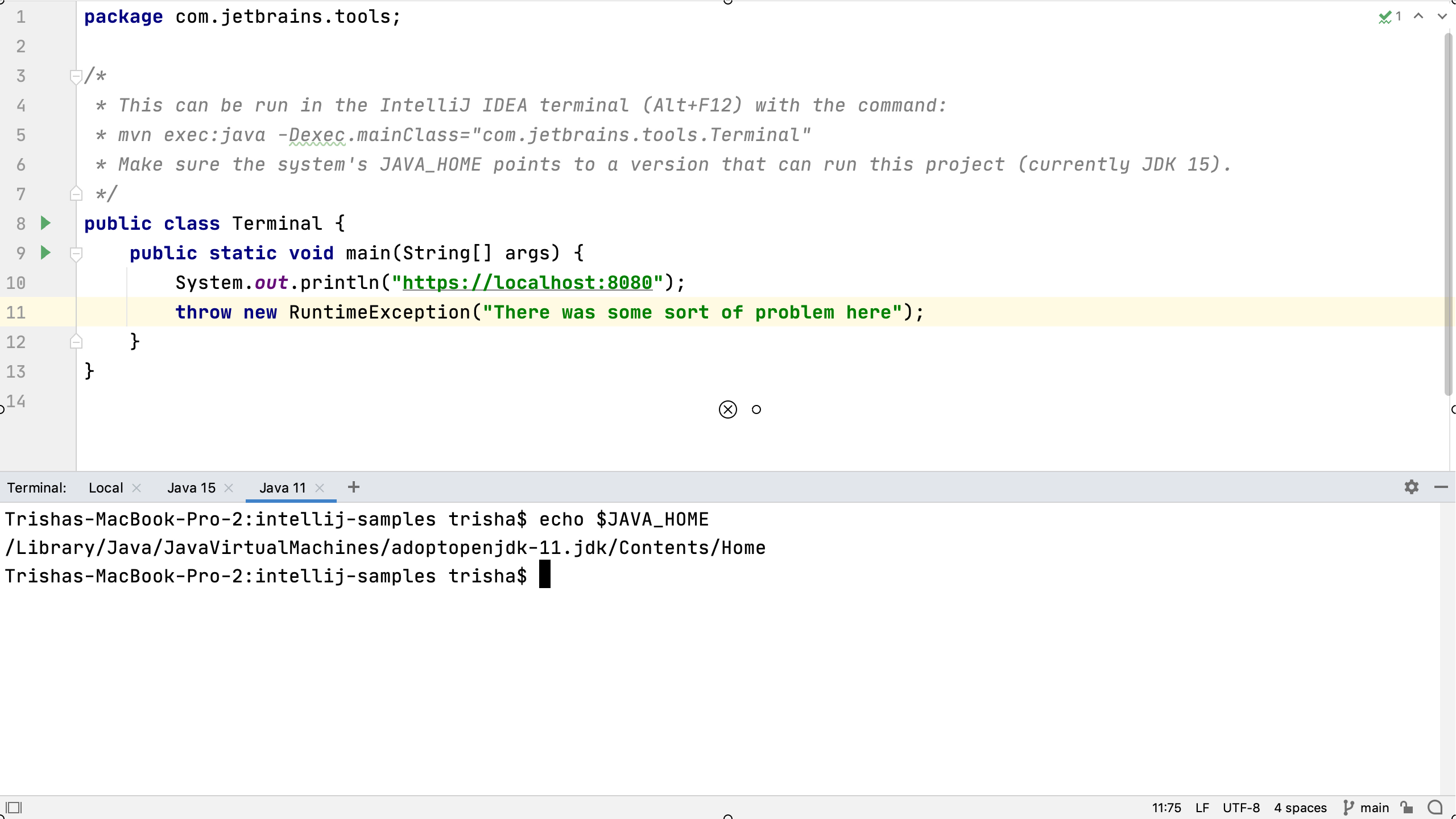 Using the Terminal in IntelliJ IDEA | The IntelliJ IDEA Blog