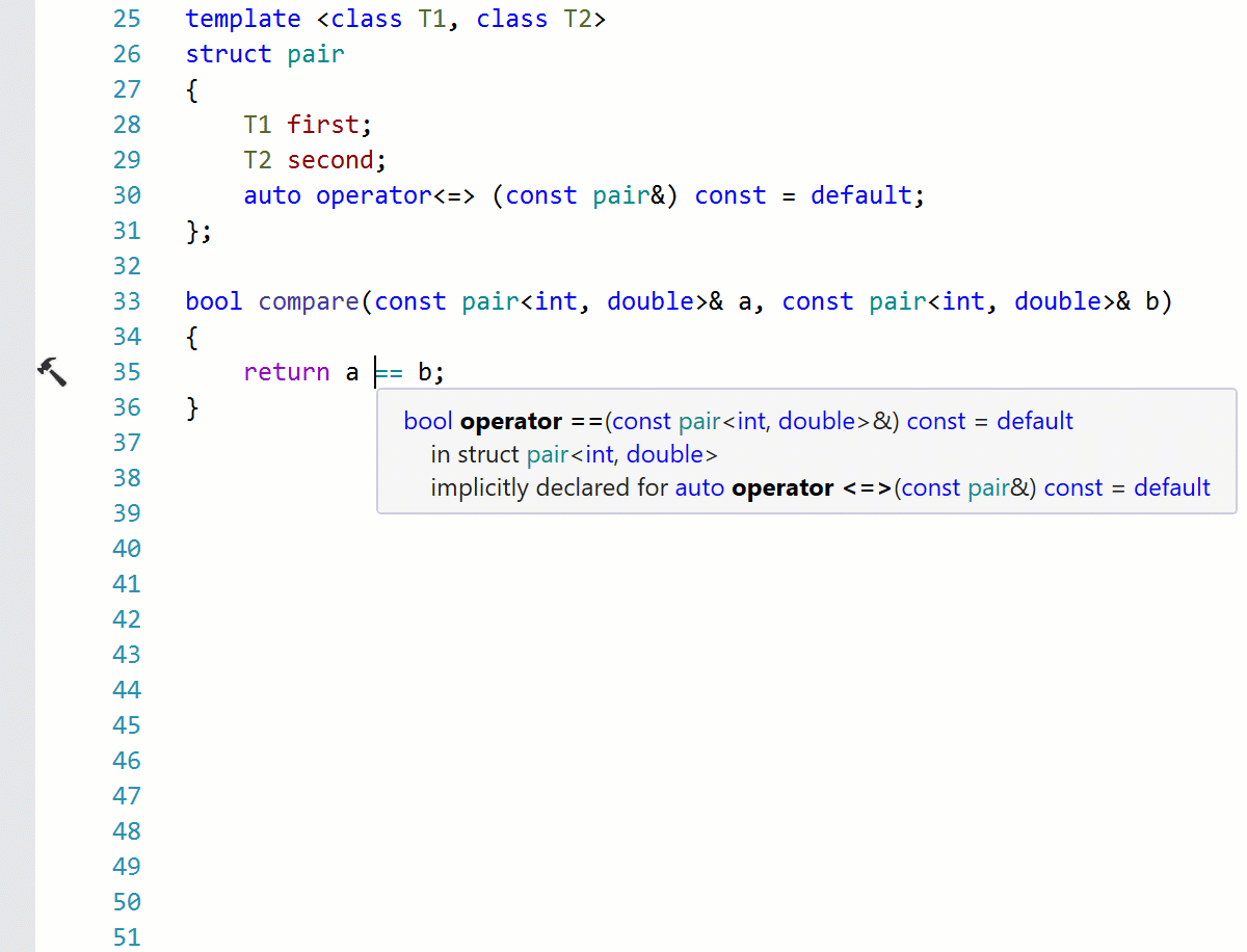 C++20 Comparisons in ReSharper C++ 2020.3 | The ReSharper C++ Blog