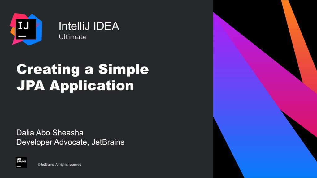 Creating a Simple JPA Application | The IntelliJ IDEA Blog