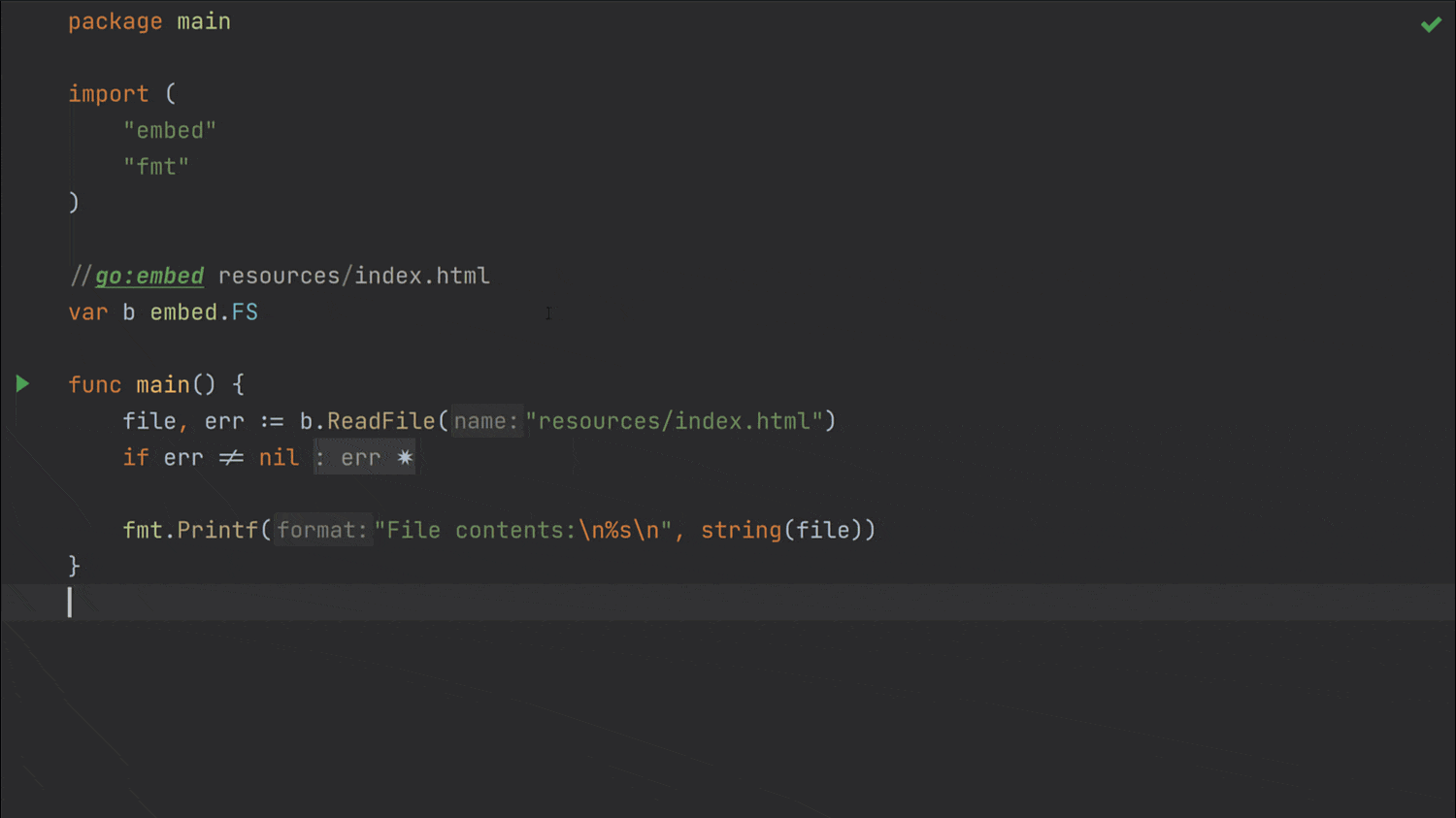 GoLand 2021.1 EAP 3 Introduces go:embed Support, Run Targets, Extract Type Refactoring, and More ...