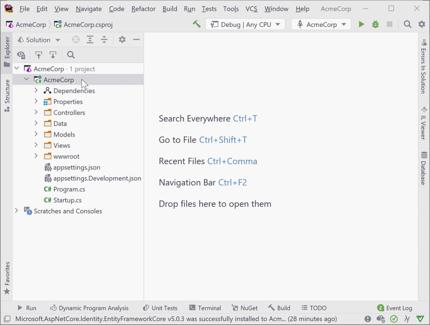 Scaffolding for ASP.NET Core projects comes to Rider 2021.1 | The .NET Tools Blog
