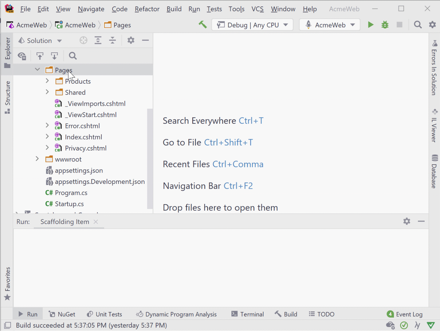 Scaffolding for ASP.NET Core projects comes to Rider 2021.1 | The .NET ...
