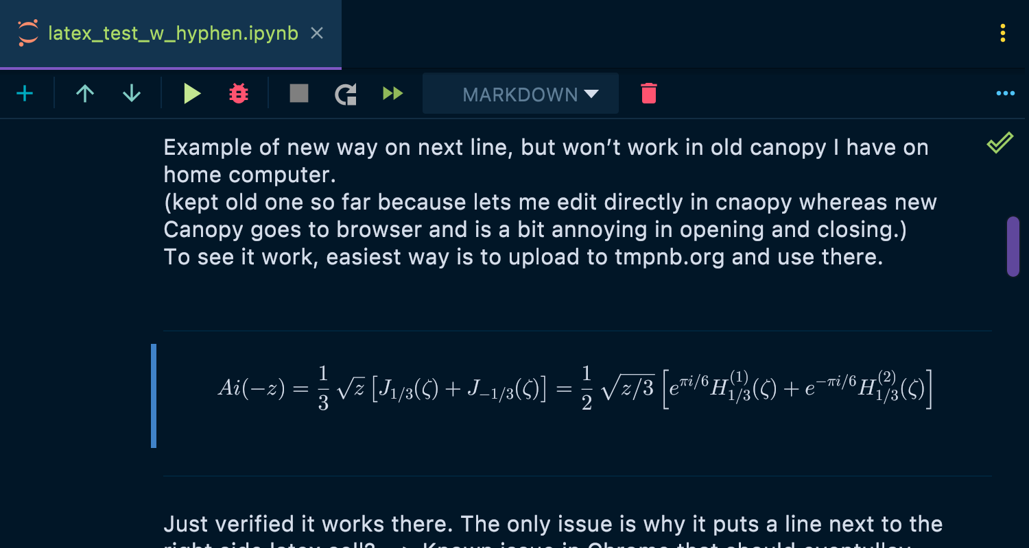 Jupyter Latex Telegraph