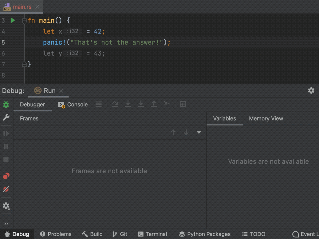 Debugging Rust in JetBrains IDEs: state of affairs | The RustRover Blog