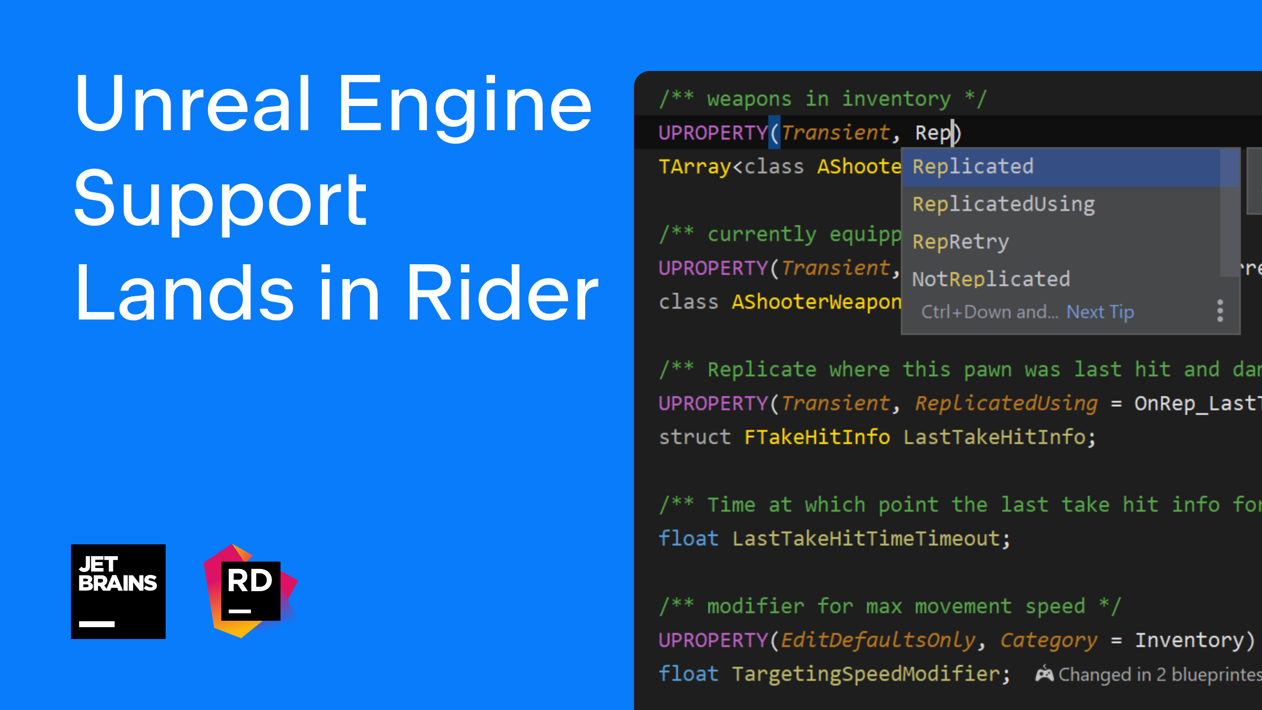 Unreal Engine Support Lands In Rider 2022 1 EAP The NET Tools Blog