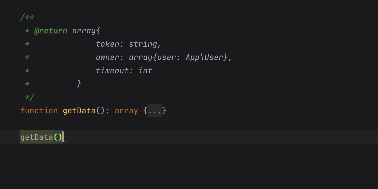PhpStorm 2022 1 EAP 3 Enhanced Array Shapes The PhpStorm Blog