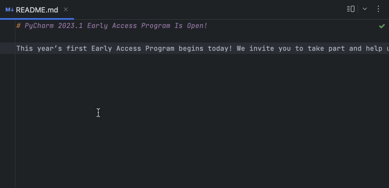 PyCharm 2023 1 Early Access Program Is Open The PyCharm Blog
