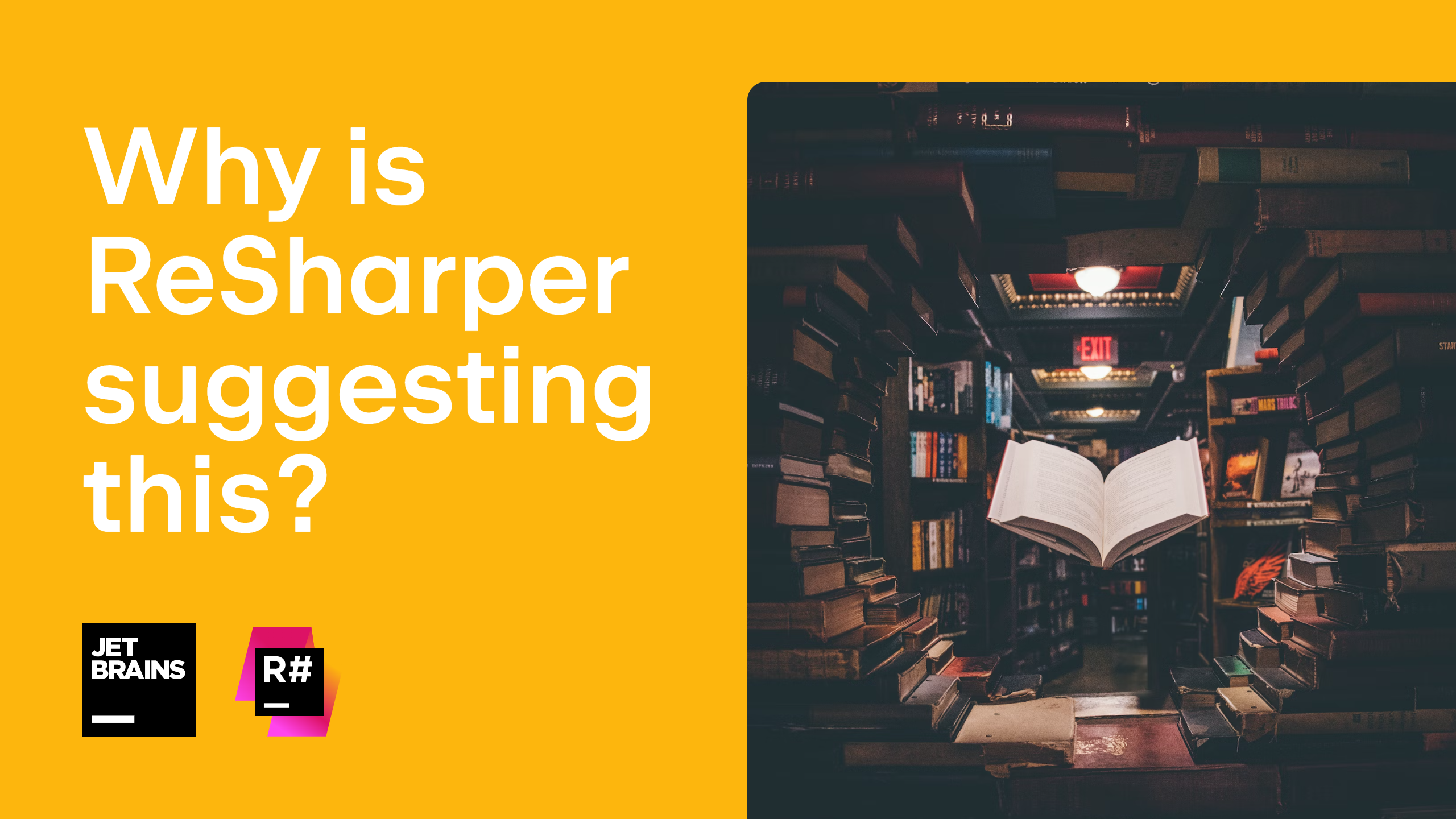 Why is ReSharper suggesting this? | The .NET Tools Blog