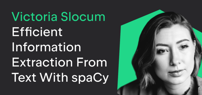 Join the Webinar: Efficient Information Extraction From Text With spaCy ...