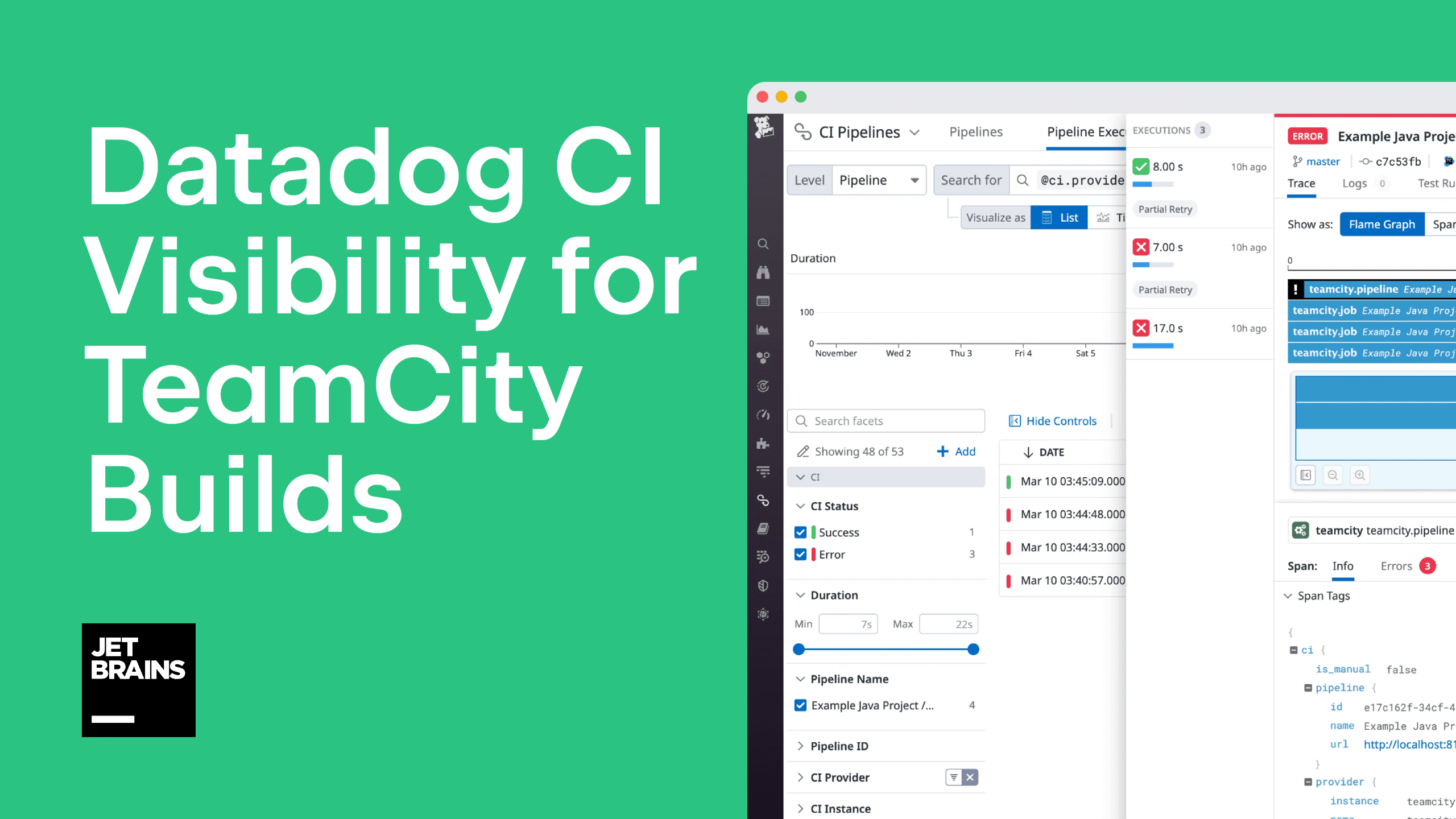 Monitor Your TeamCity Builds with Datadog CI Visibility | The TeamCity Blog
