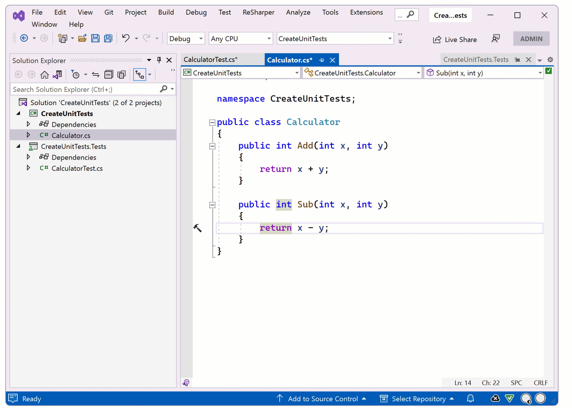 Accelerating Your Testing Workflow With Unit Test Creation And Navigation The Net Tools Blog