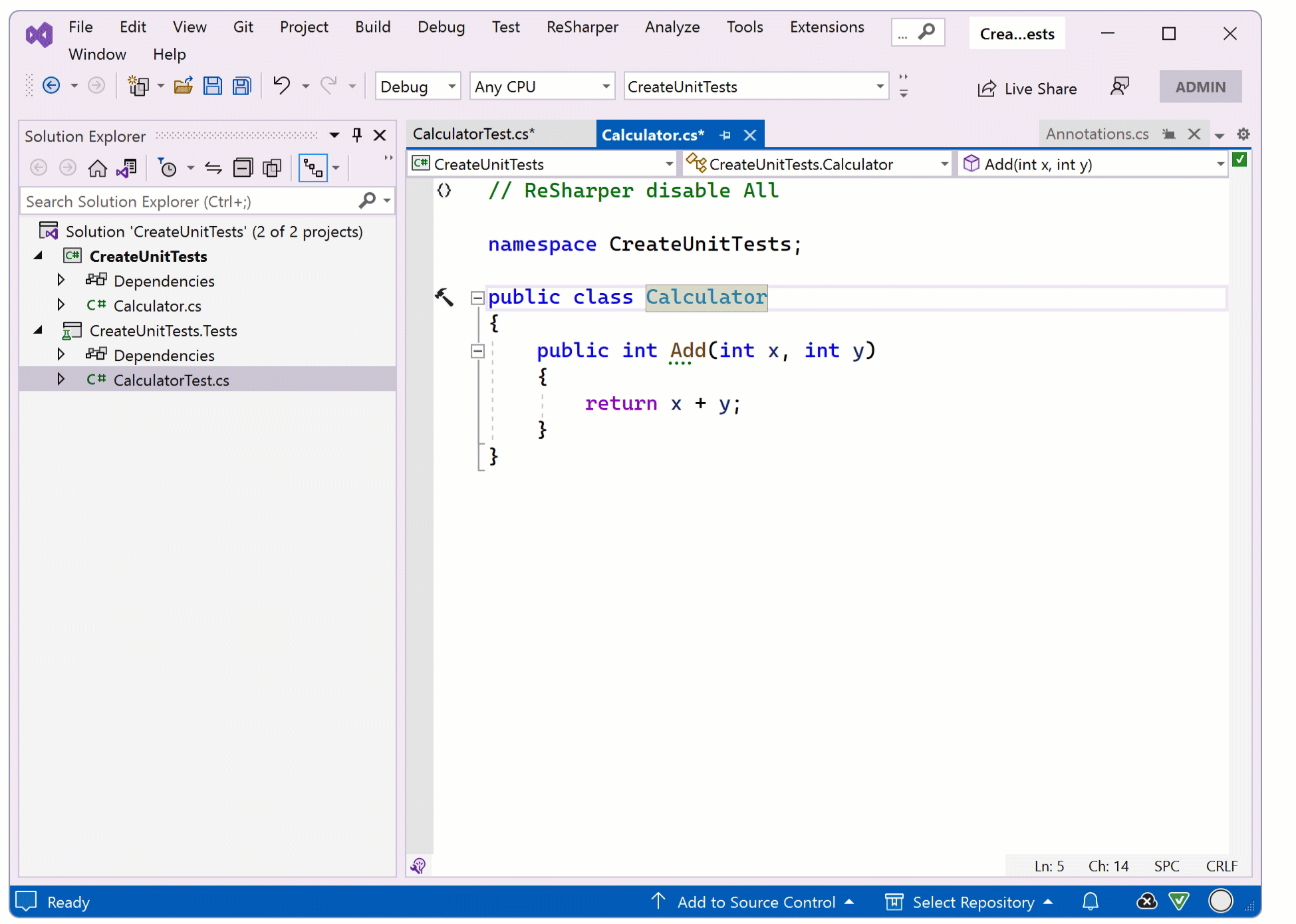 Accelerating Your Testing Workflow With Unit Test Creation And Navigation The Net Tools Blog 