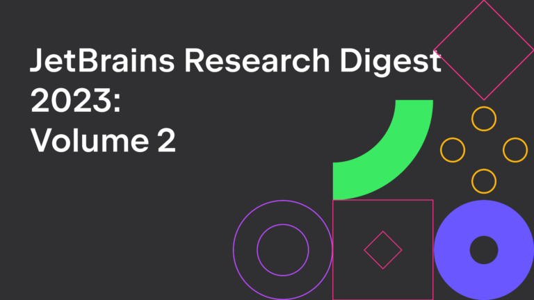 JetBrains Research Digest 2023: Volume 2 | The Research Blog