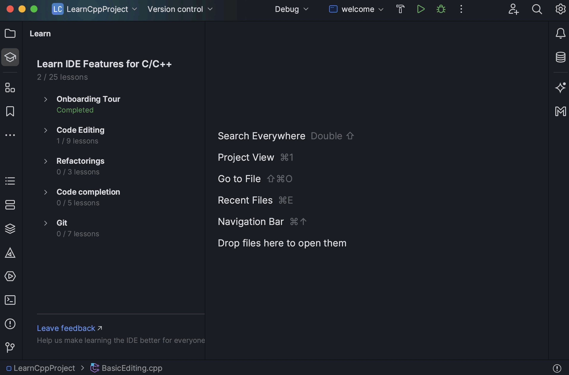 IDE Features Trainer and Other Improvements in CLion 2023.3 EAP4 | The ...