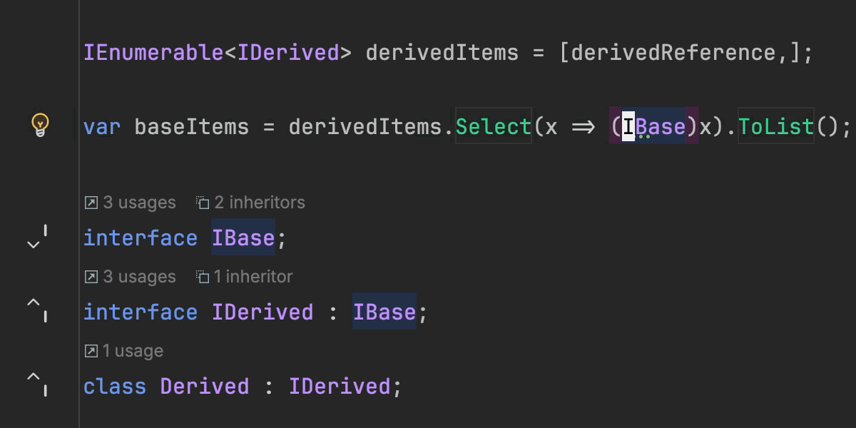 Cast Expressions, Primary Constructors, Collection Expressions, List Patterns – C# Language ...
