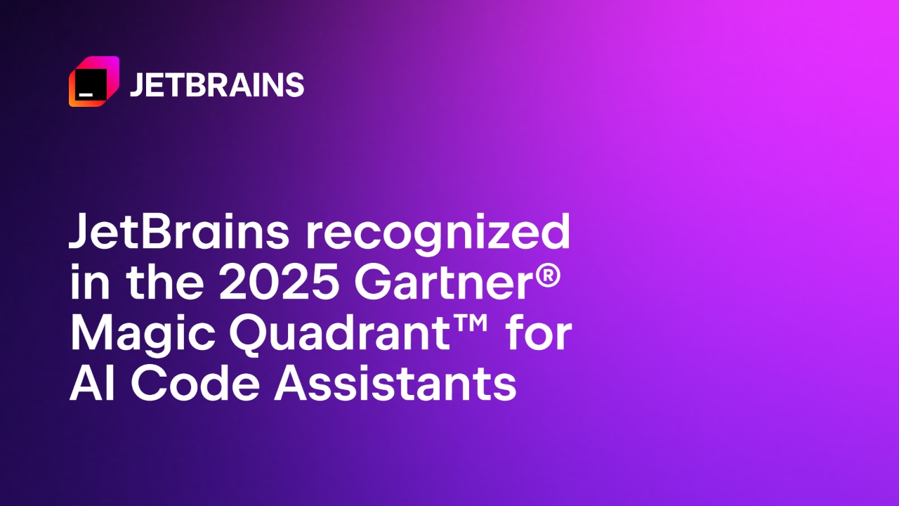 JetBrains Recognized in the 2025 Magic Quadrant™ for AI Code Assistants | The JetBrains Blog